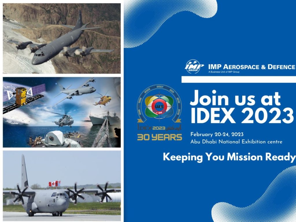Join us at IDEX/NAVDEX 2023! – IMP Aerospace